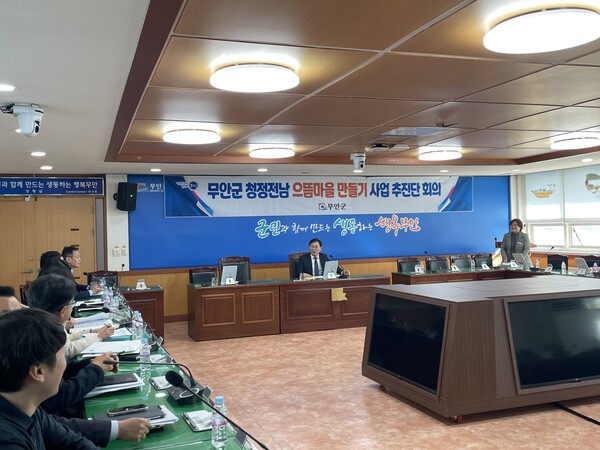 무안군, 106개소 청정전남 으뜸마을 사업 본격 추진